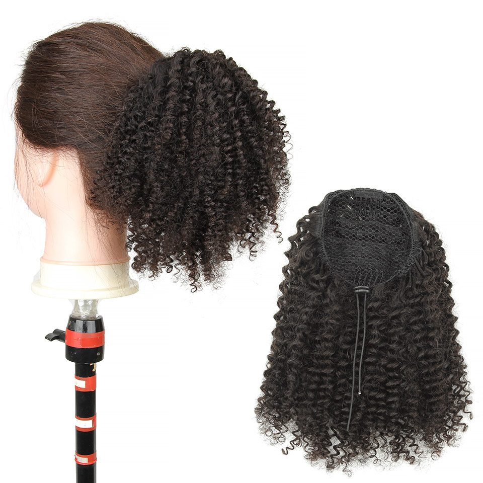 Human Hair Ponytails, Drawstring Ponytail Hair extensions, Wrap Around ...