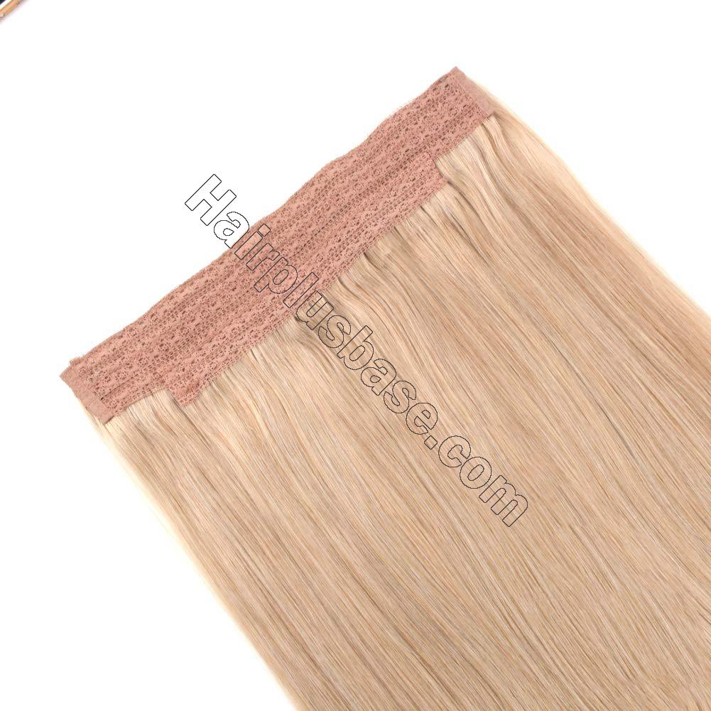 14 - 32 Inch Human Hair Halo Extensions #12 Body Wave/Straight