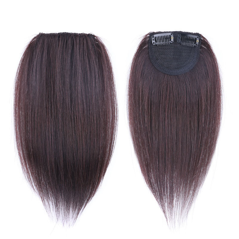 Remy Human Hair Clip on Hair Extensions Straight Invisible Wiglet ...