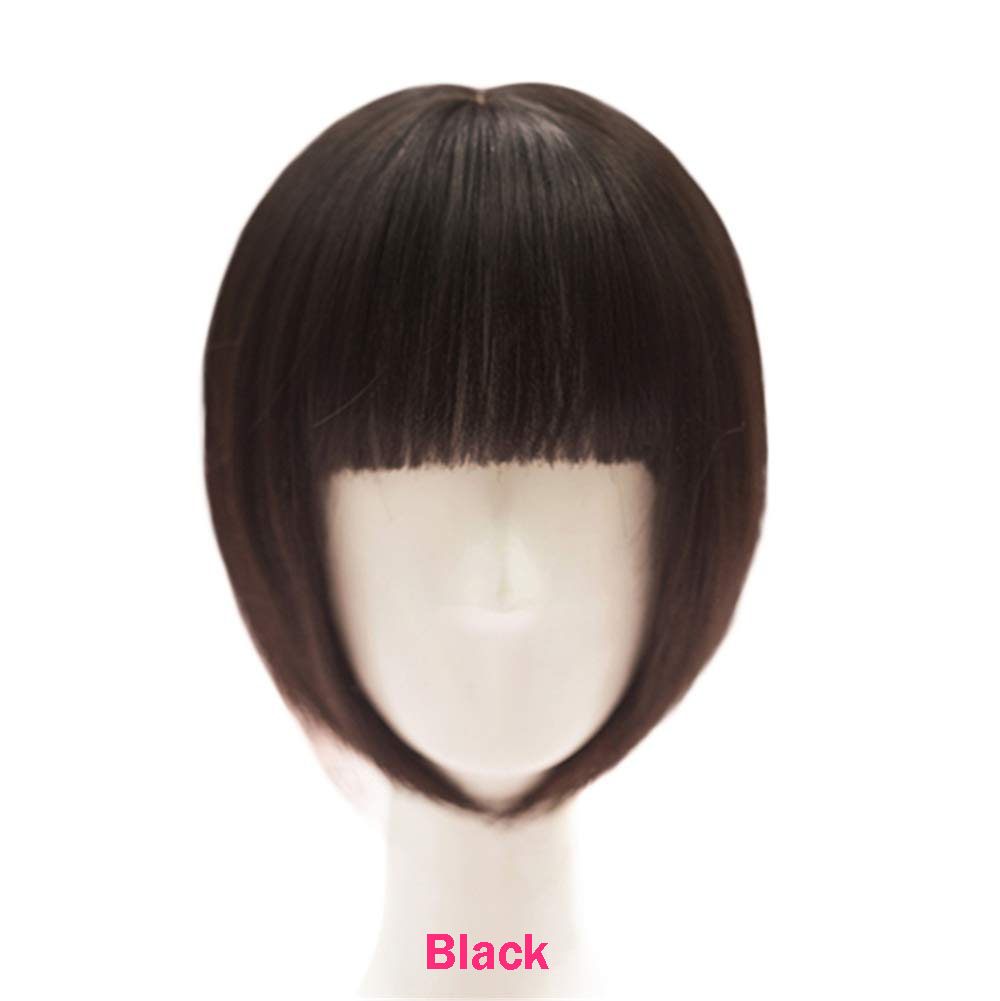 Short Straight Synthetic Bob Hair Toppers 25cm Clip in Hair Top Piece ...